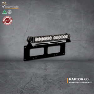 Raptor Light Bar Number Plate Mount - SRD Lights