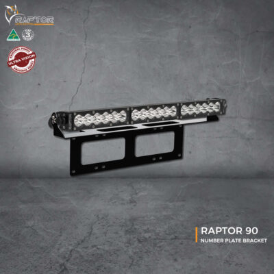 Raptor Light Bar Number Plate Mount - SRD Lights